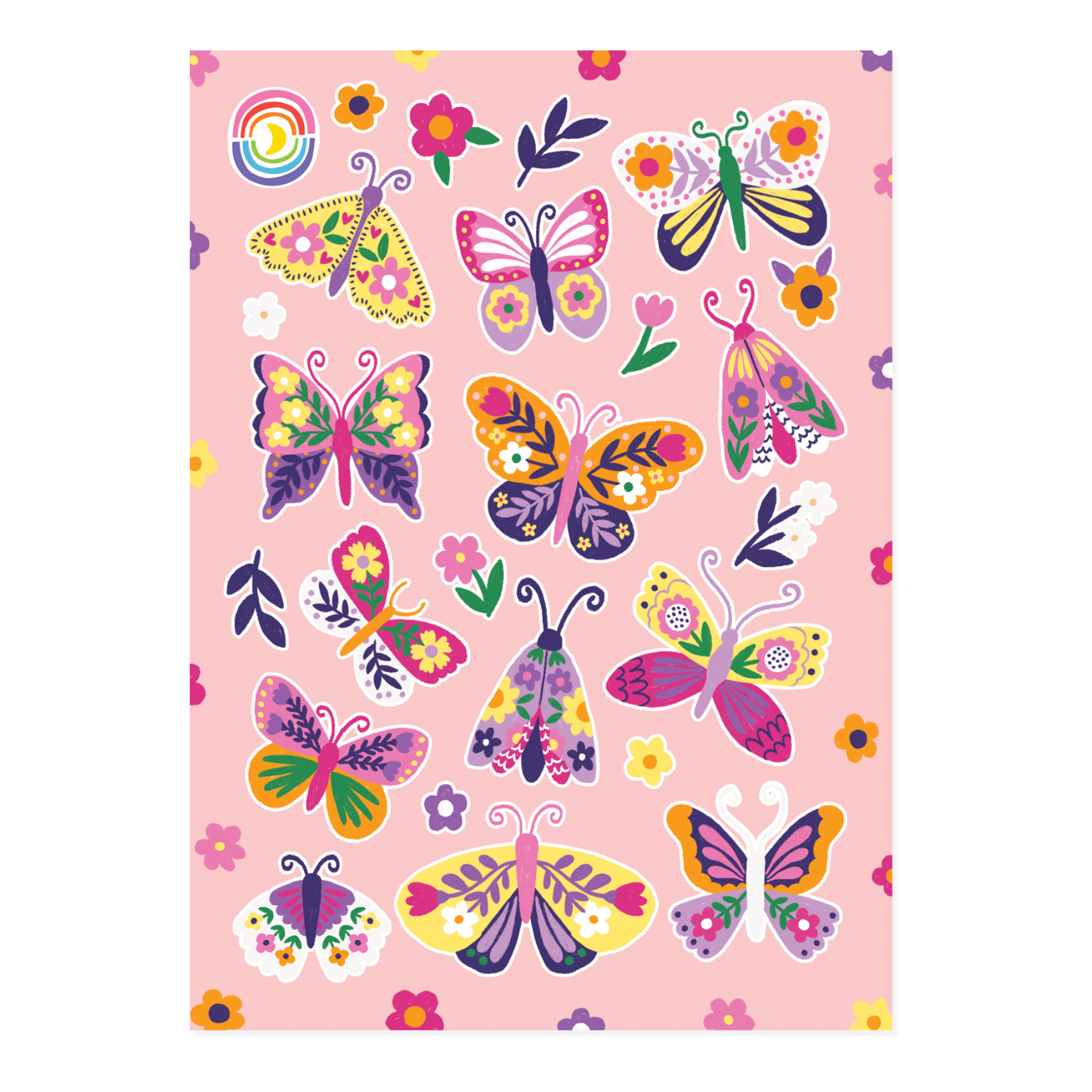 Meadow Butterflies Sticker Sheet
