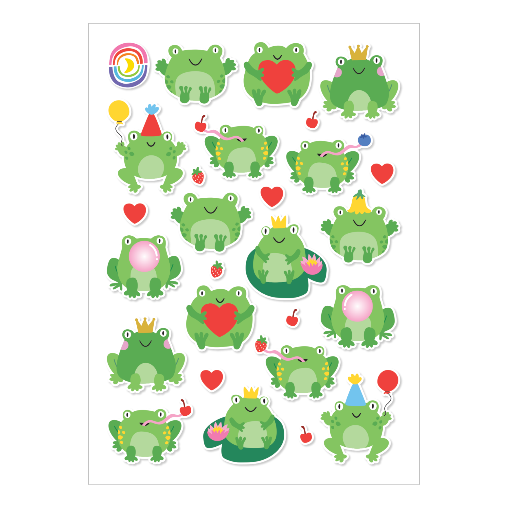 Toad-ally Cute Sticker Sheet