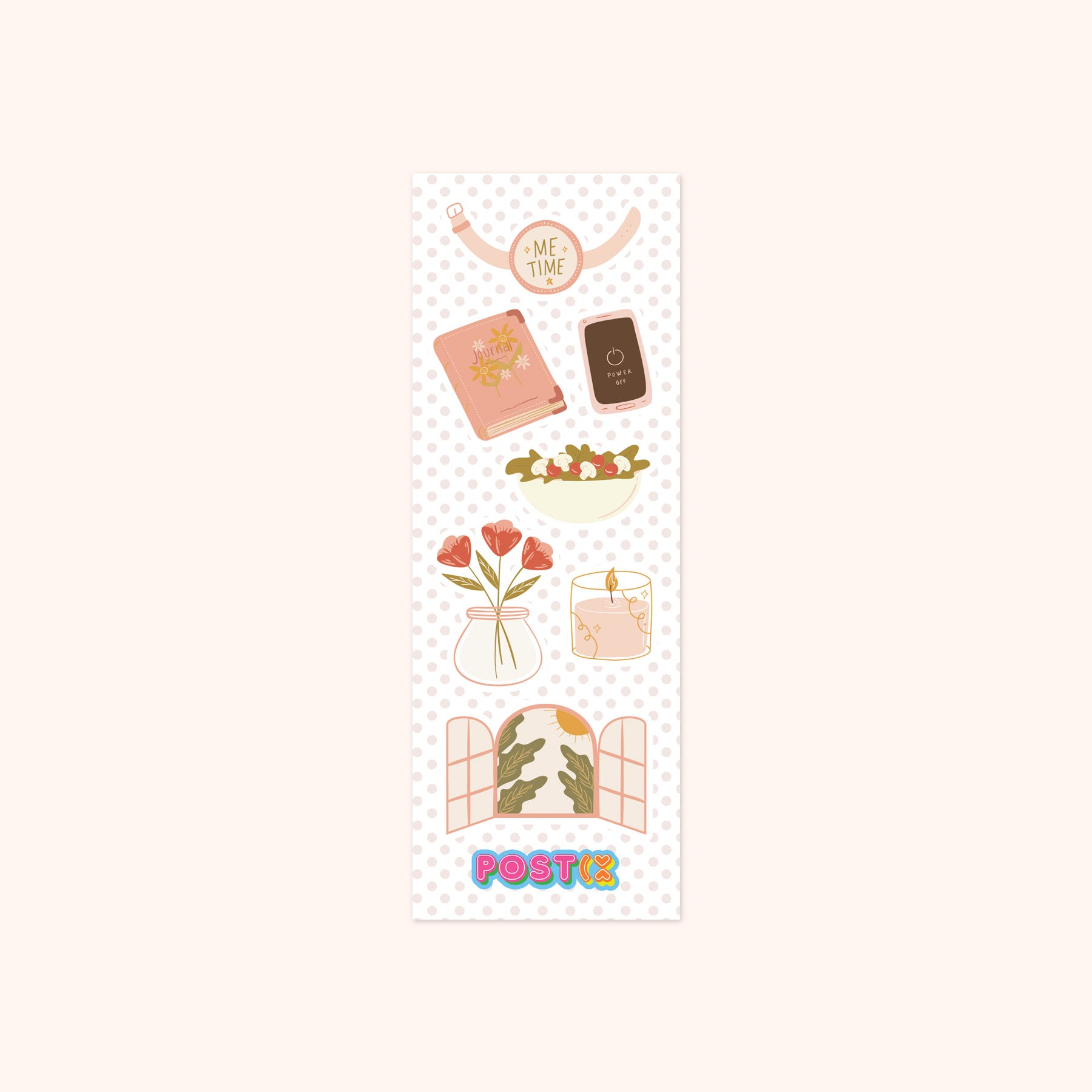 Afternoon Ritual Tape Strip Sticker Sheet